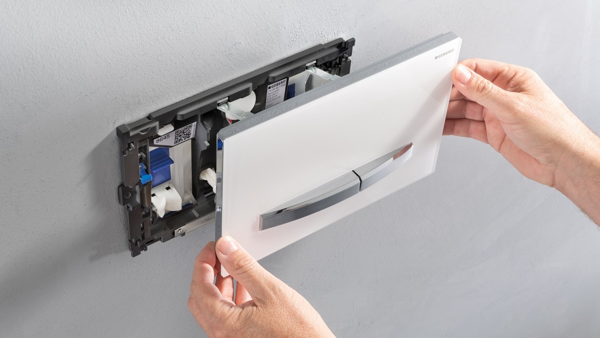 Geberit actuator plates, flush plates and WC flush controls | Geberit ...